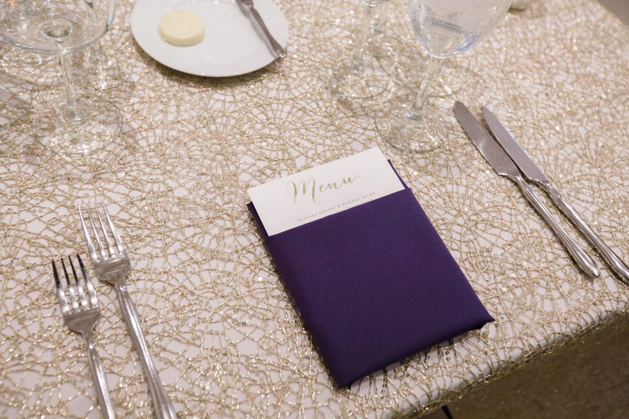 Purple Wedding - Vanessa and Hayden | Chez Chicago Wedding Venue