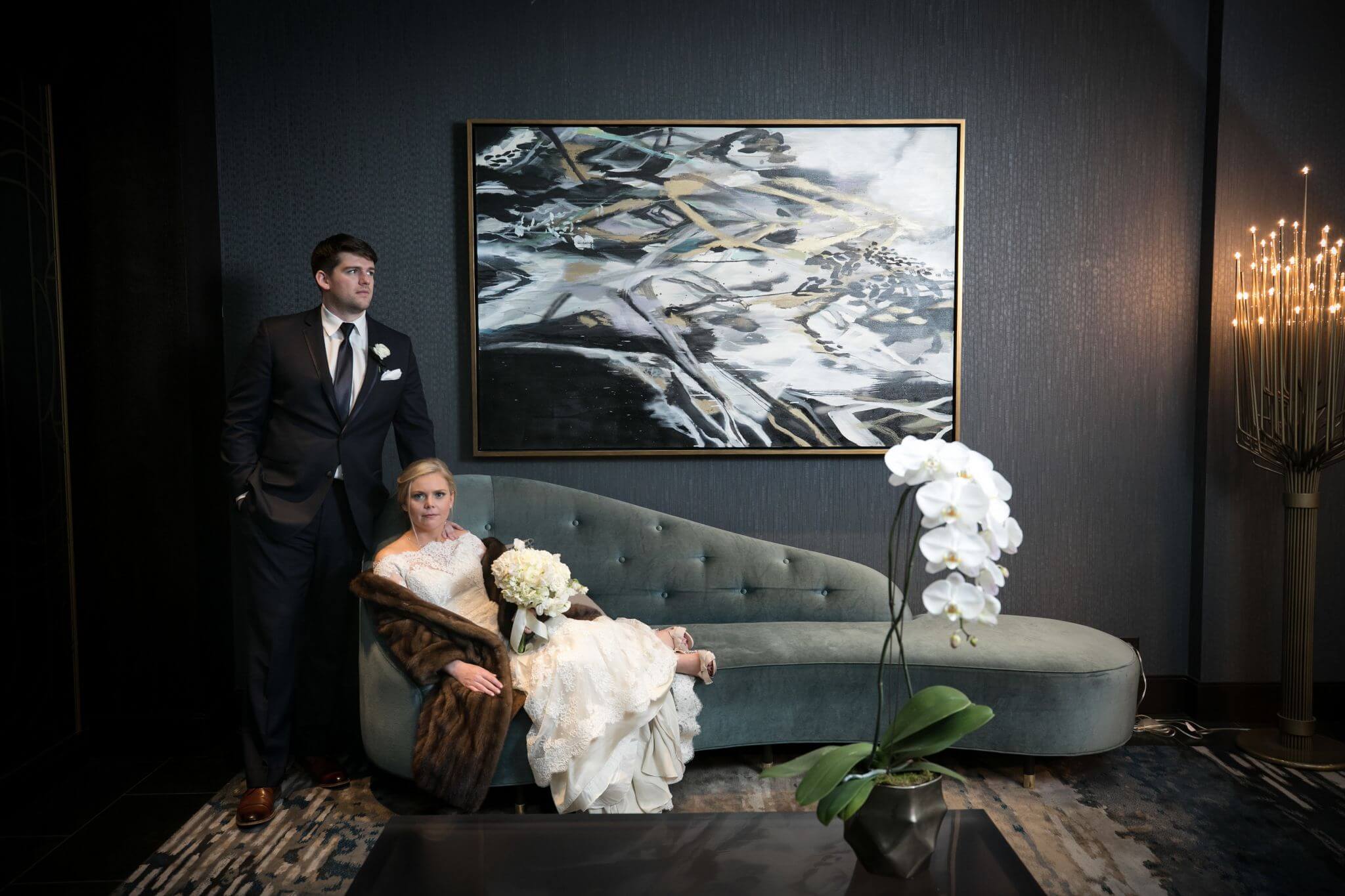 Katie and Matt's Traditional Winter Wedding | Chez